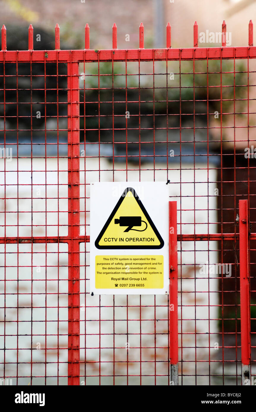 Royal mail fence sign hi-res stock photography and images - Alamy