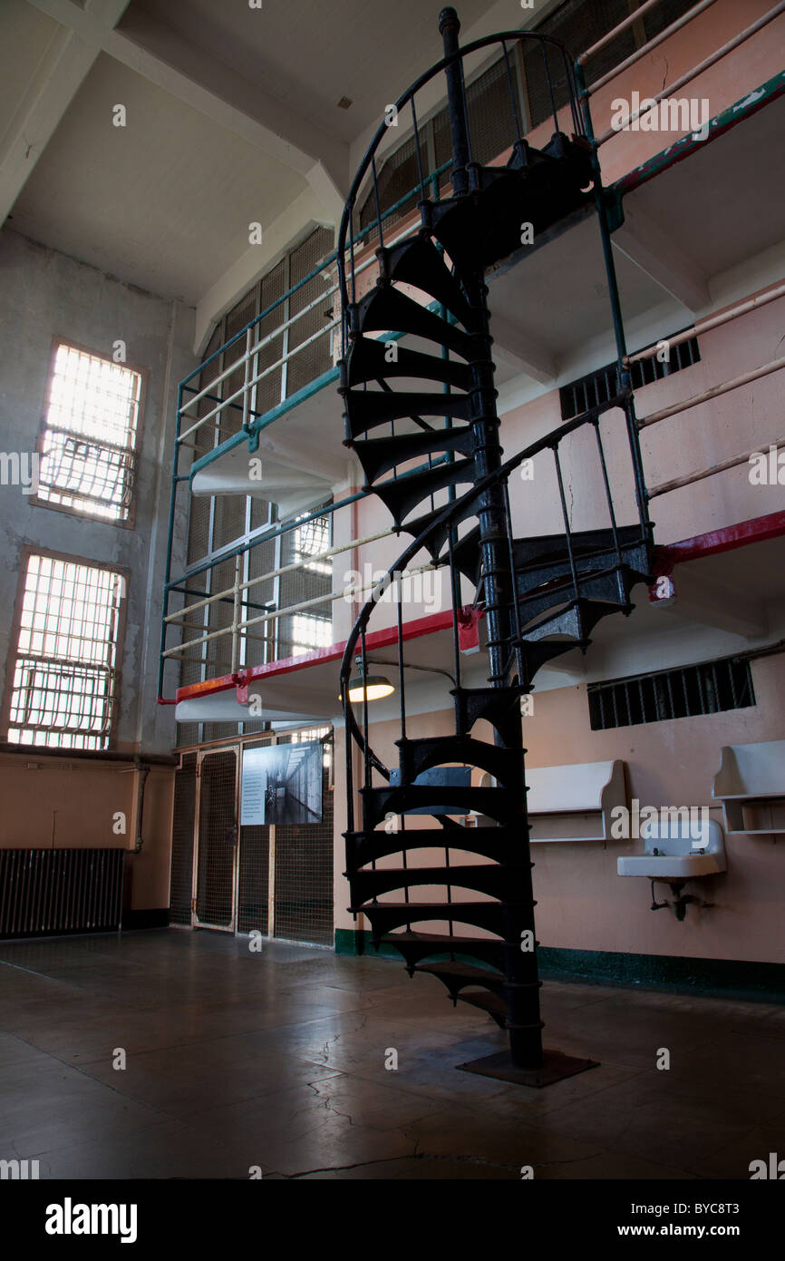 Library in cellhouse at Alcatraz, San Francisco, CA Stock Photo - Alamy