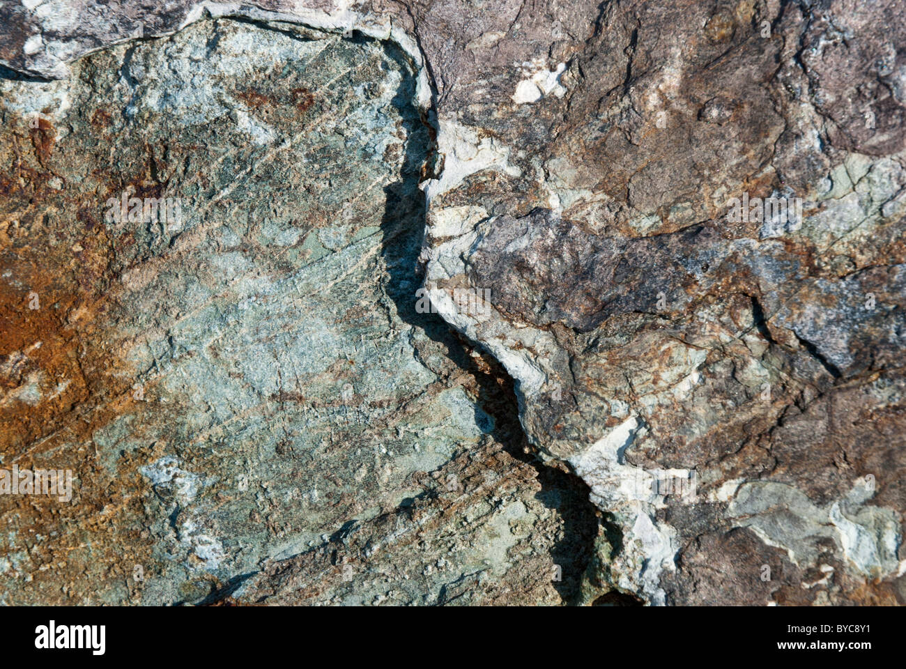 Closeup view of geology rocks Stock Photo - Alamy