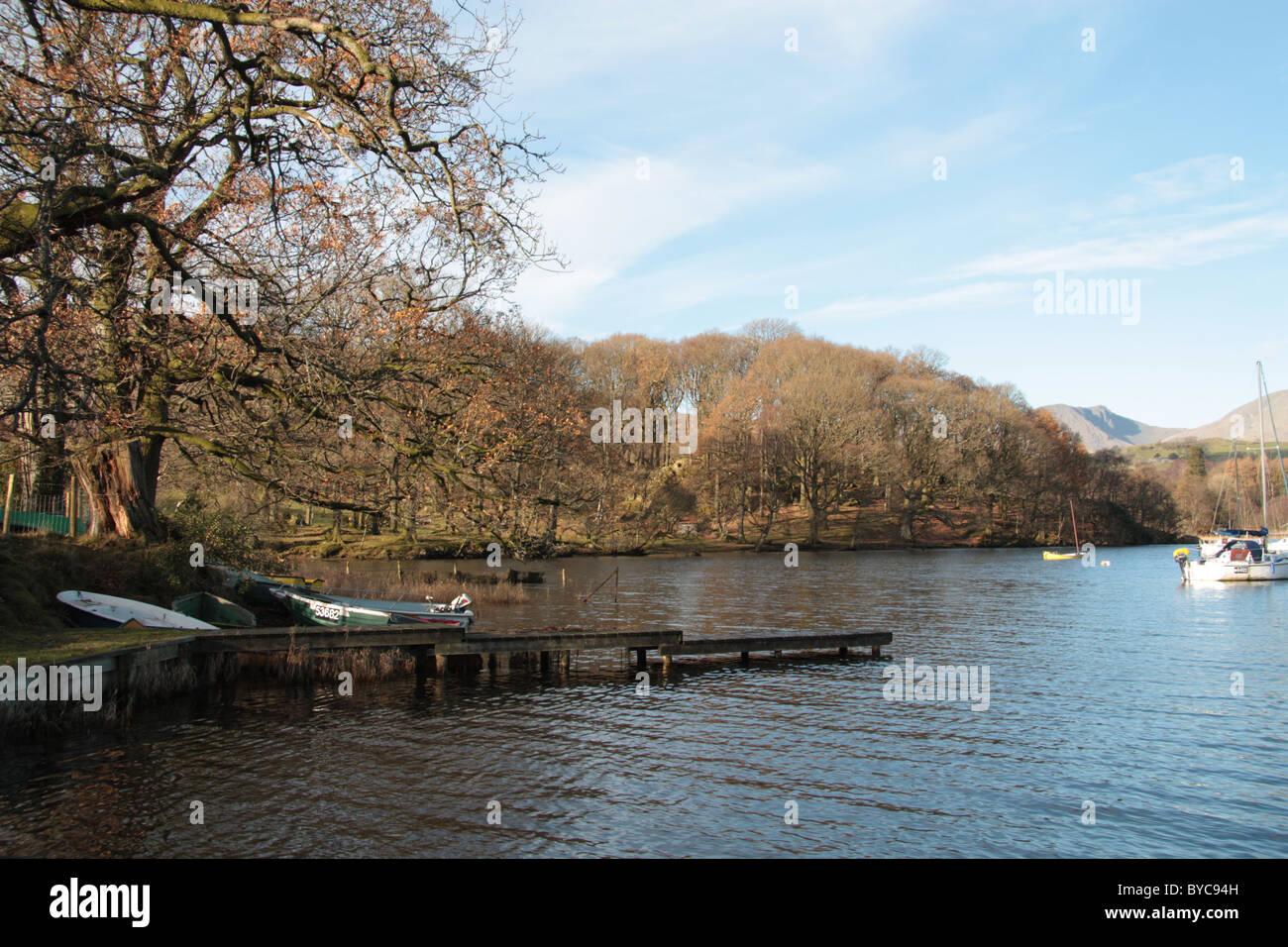 The sun coniston lake district hi-res stock photography and images - Alamy