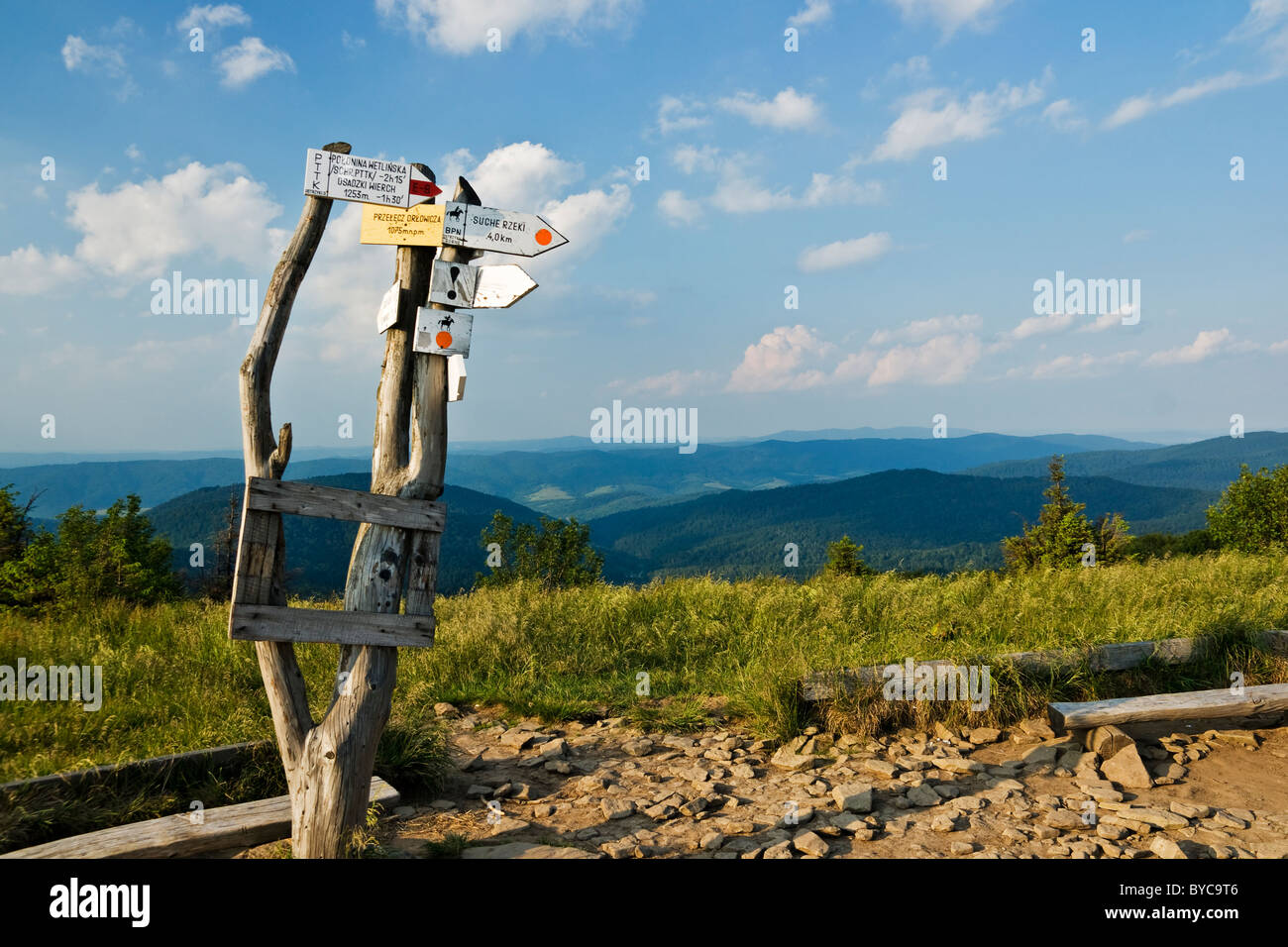 Walking signpost pathway hi-res stock photography and images - Alamy