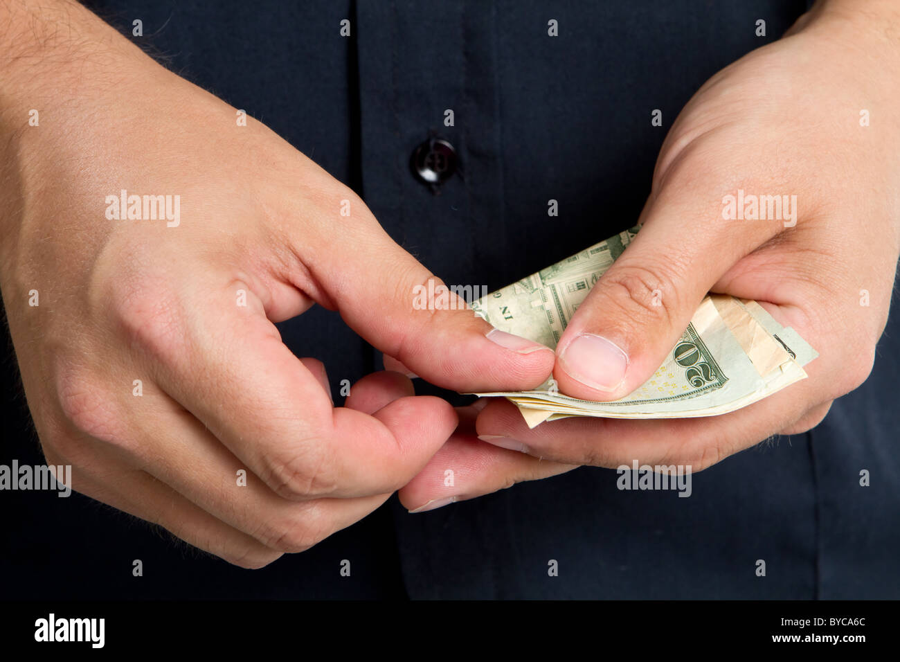 Counting out money hi-res stock photography and images - Alamy