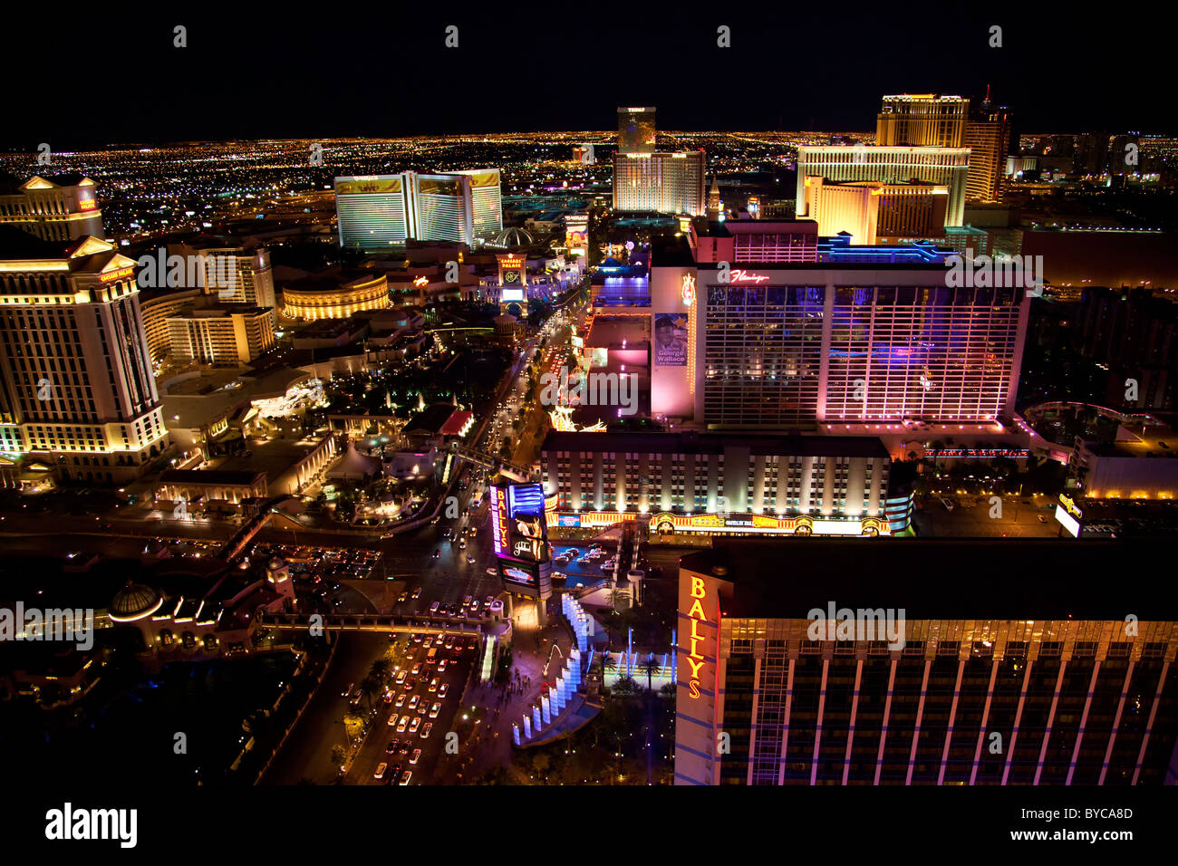 Las vegas strip aerial view hi-res stock photography and images - Alamy