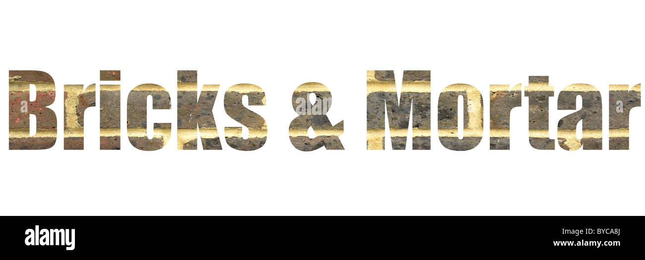 Word picture featuring Bricks and Mortar Stock Photo - Alamy