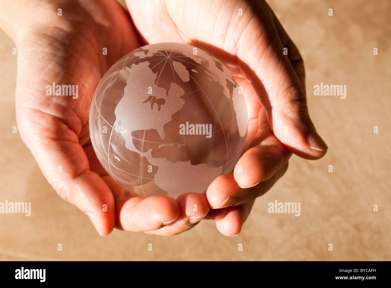 Earth planet,Transparent globe for background Stock Photo - Alamy