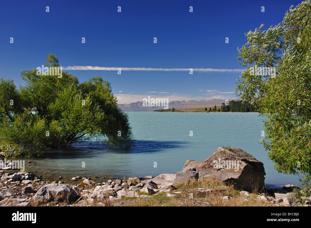 Lake Tekapo, Mackenzie District, Canterbury Region, South Island, New ...