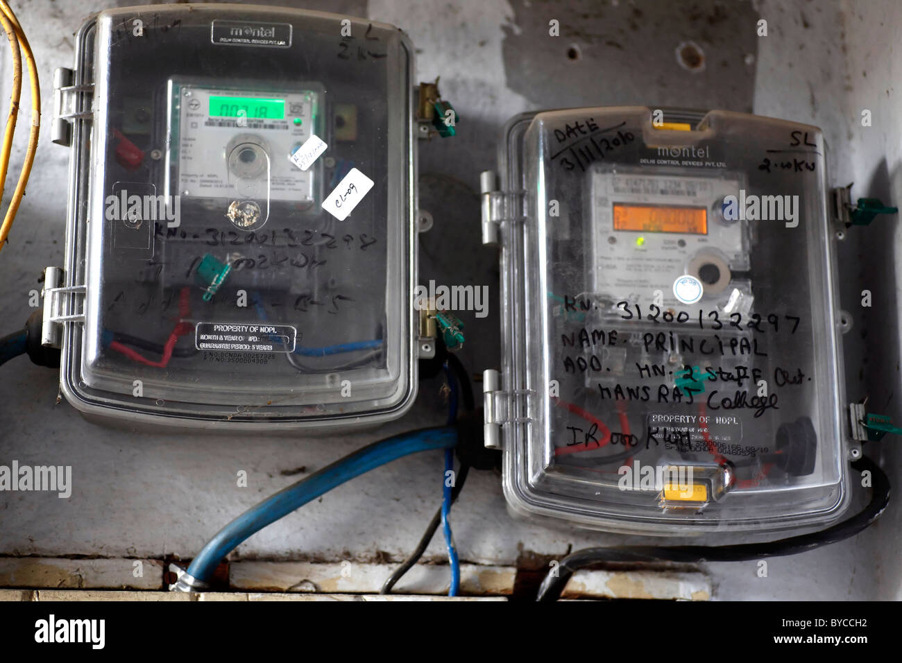 Electricity Meter Old High Resolution Stock Photography and Images - Alamy