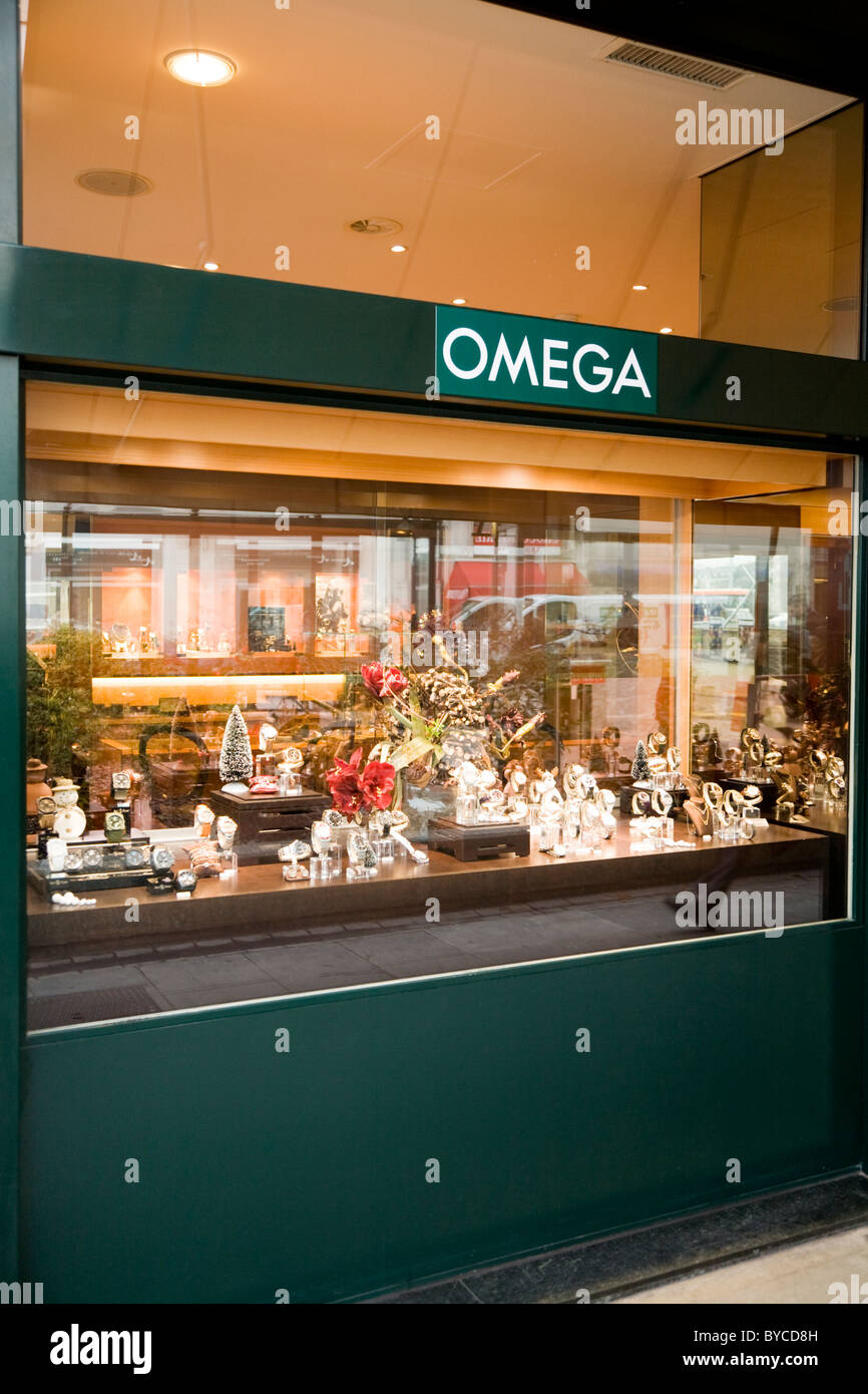Jeweller / jewellers shop / store in Geneva selling Swiss made Omega ...