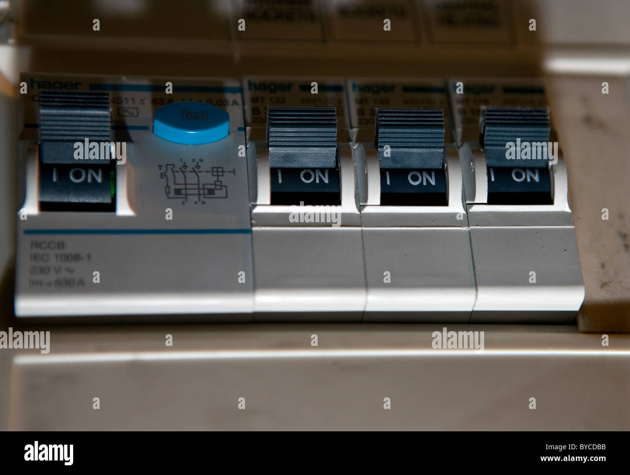 Electric Circuit Breaker Stock Photo - Alamy