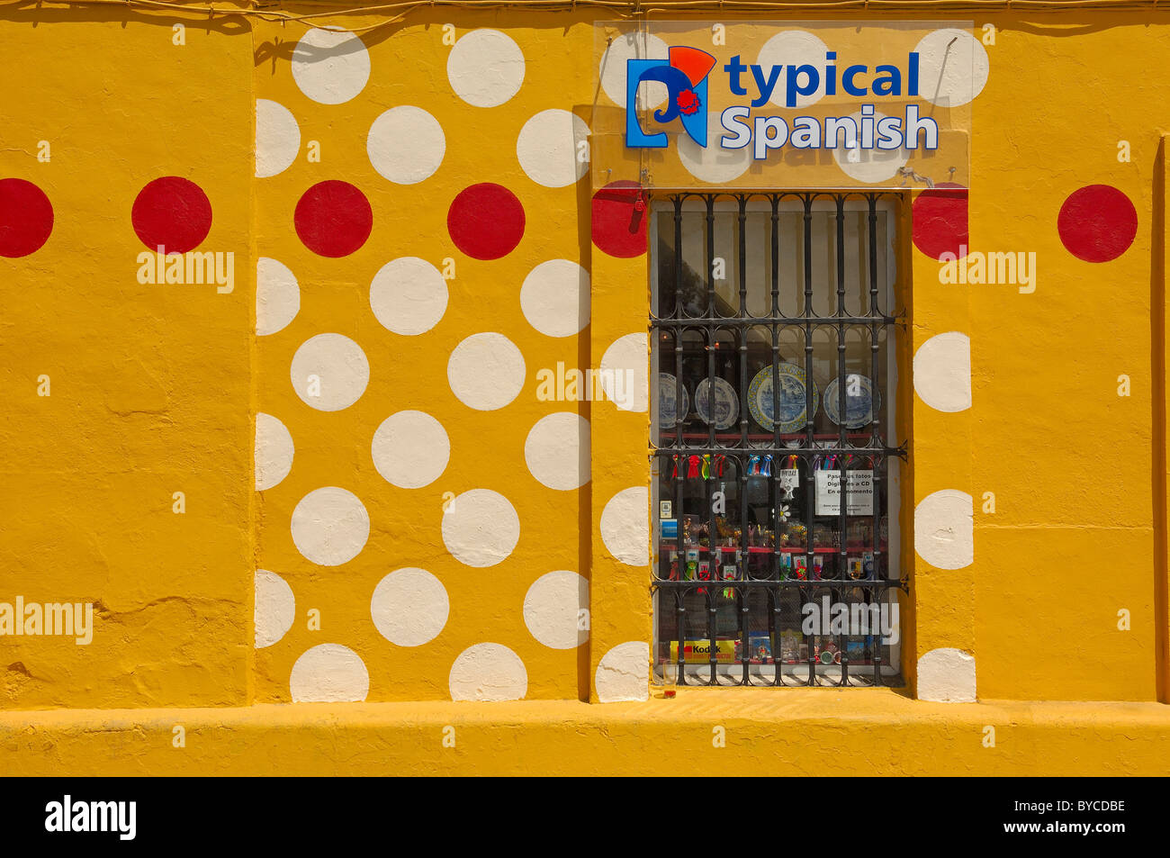 Typical Spanish shop. Seville(Sevilla). Andalusia. Spain Stock Photo ...