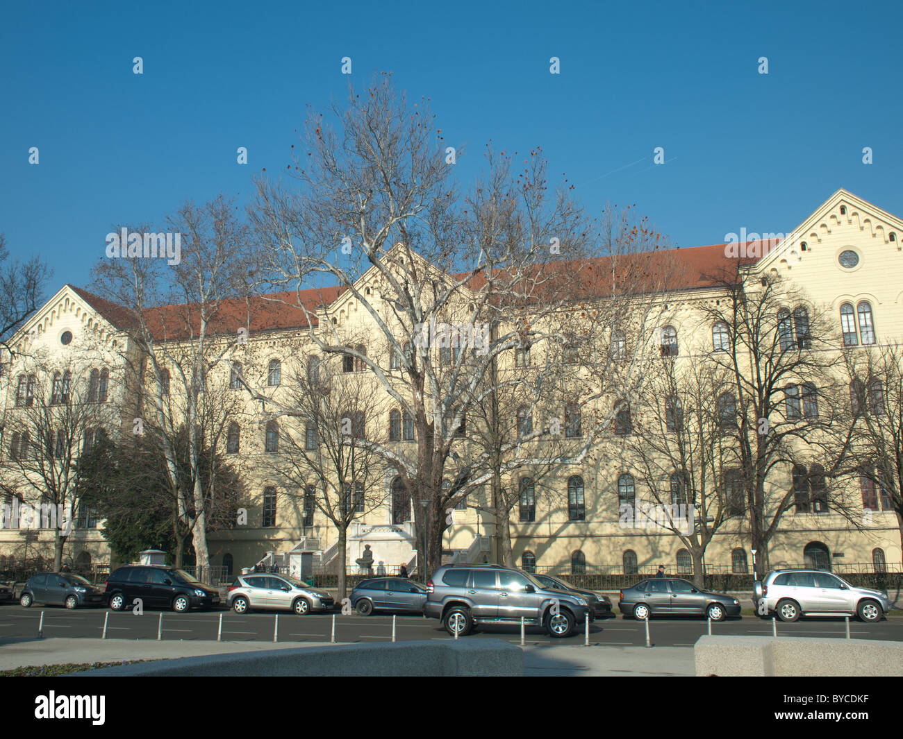 Zagreb university building, Zagreb, Croatia Stock Photo - Alamy