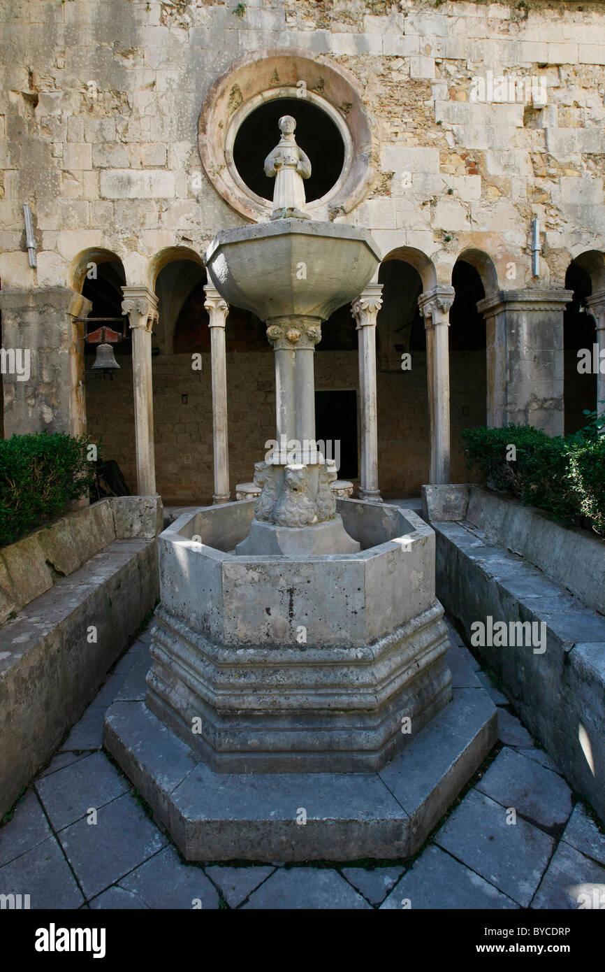 Fountain in Franciscan Monastery-Museum, Dubrovnik in Dubrovnik ...