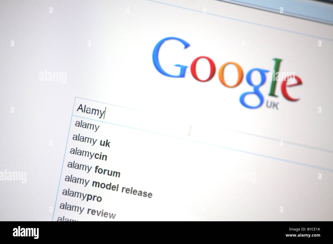 Alamy google search engine hi-res stock photography and images - Alamy