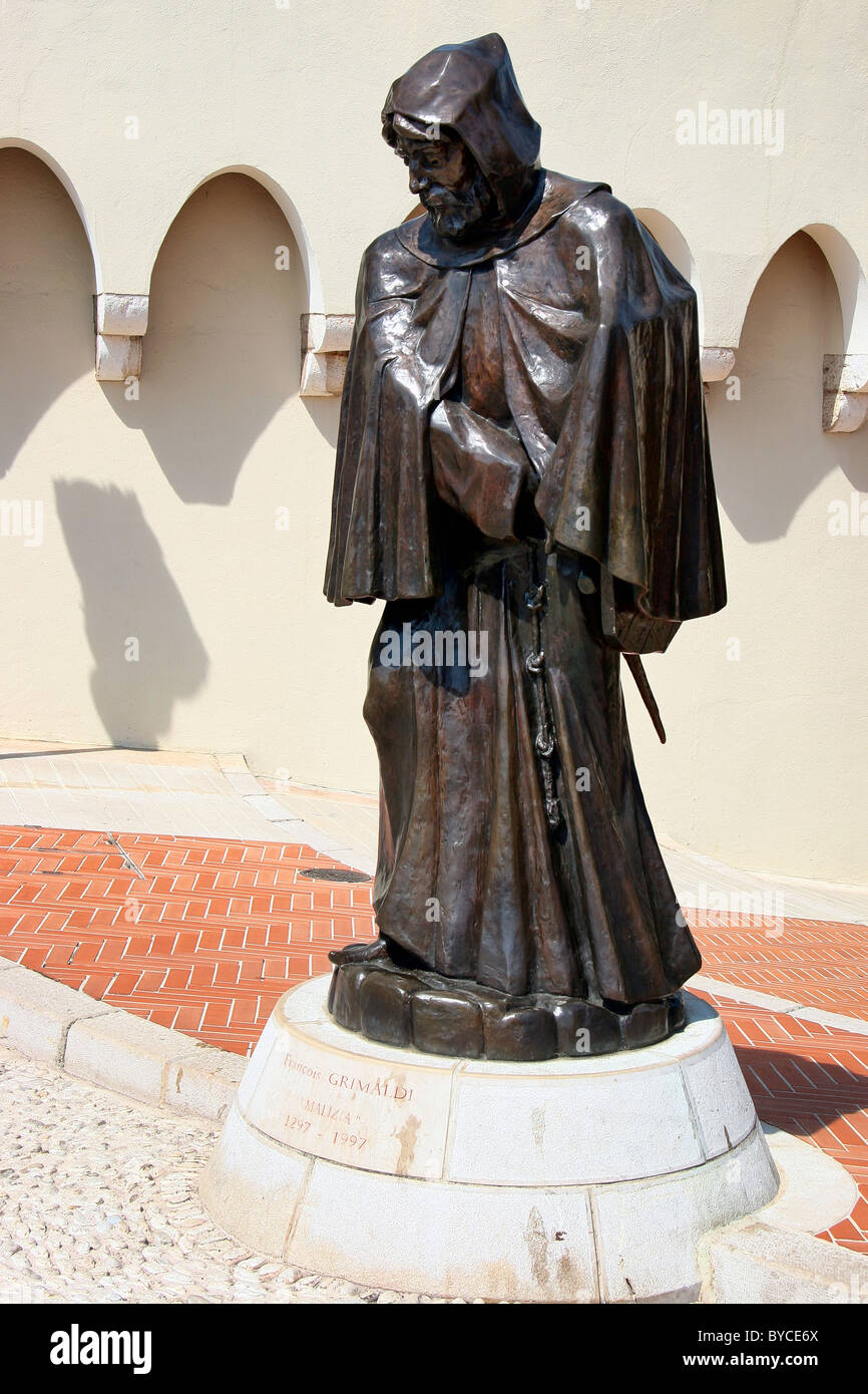 Statue of Francis Grimaldi in Monaco Stock Photo - Alamy