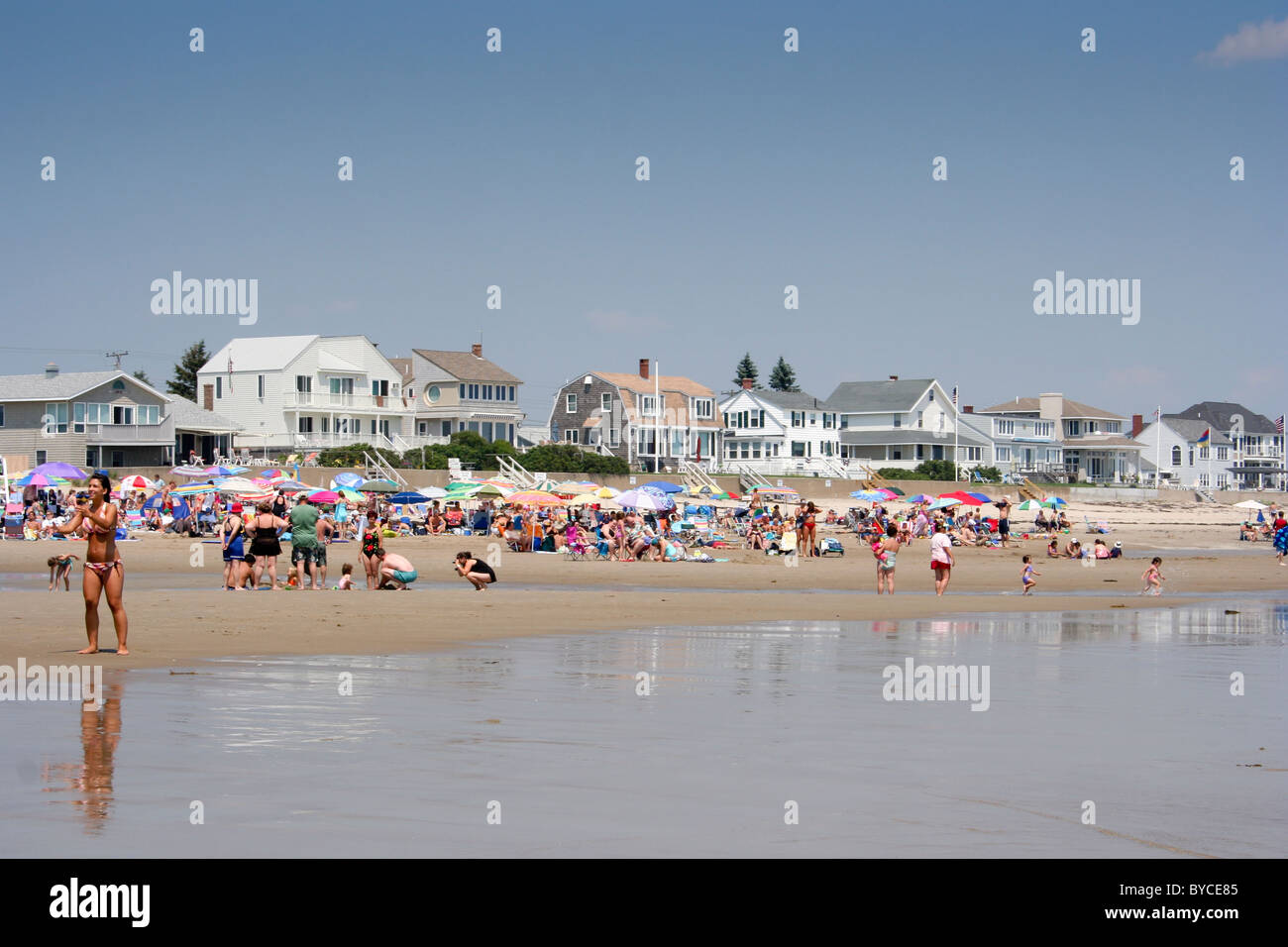 Wells beach maine hi-res stock photography and images - Alamy