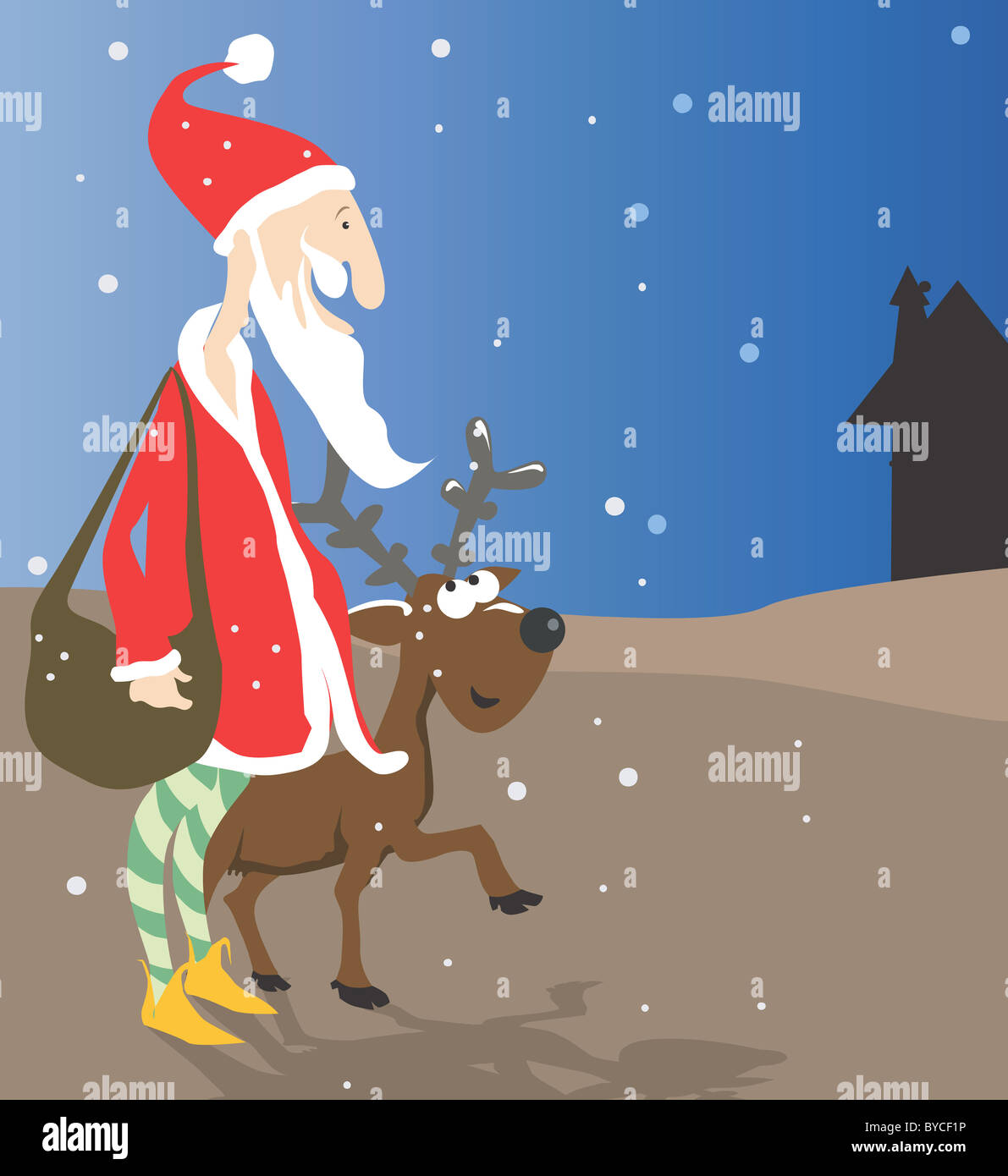 Fat santa suit hi-res stock photography and images - Alamy