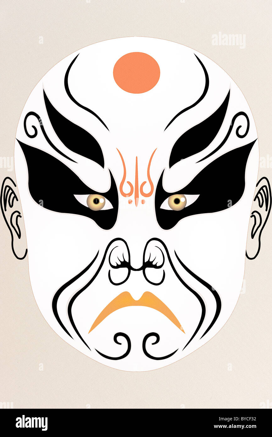 chinese opera face Stock Photo - Alamy