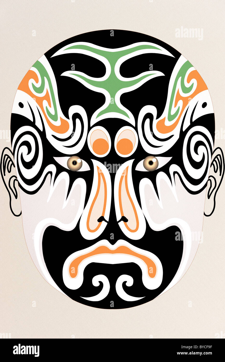 Chinese opera red mask hi-res stock photography and images - Alamy
