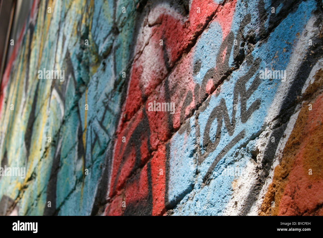 urban graffiti on wall in city town Stock Photo - Alamy