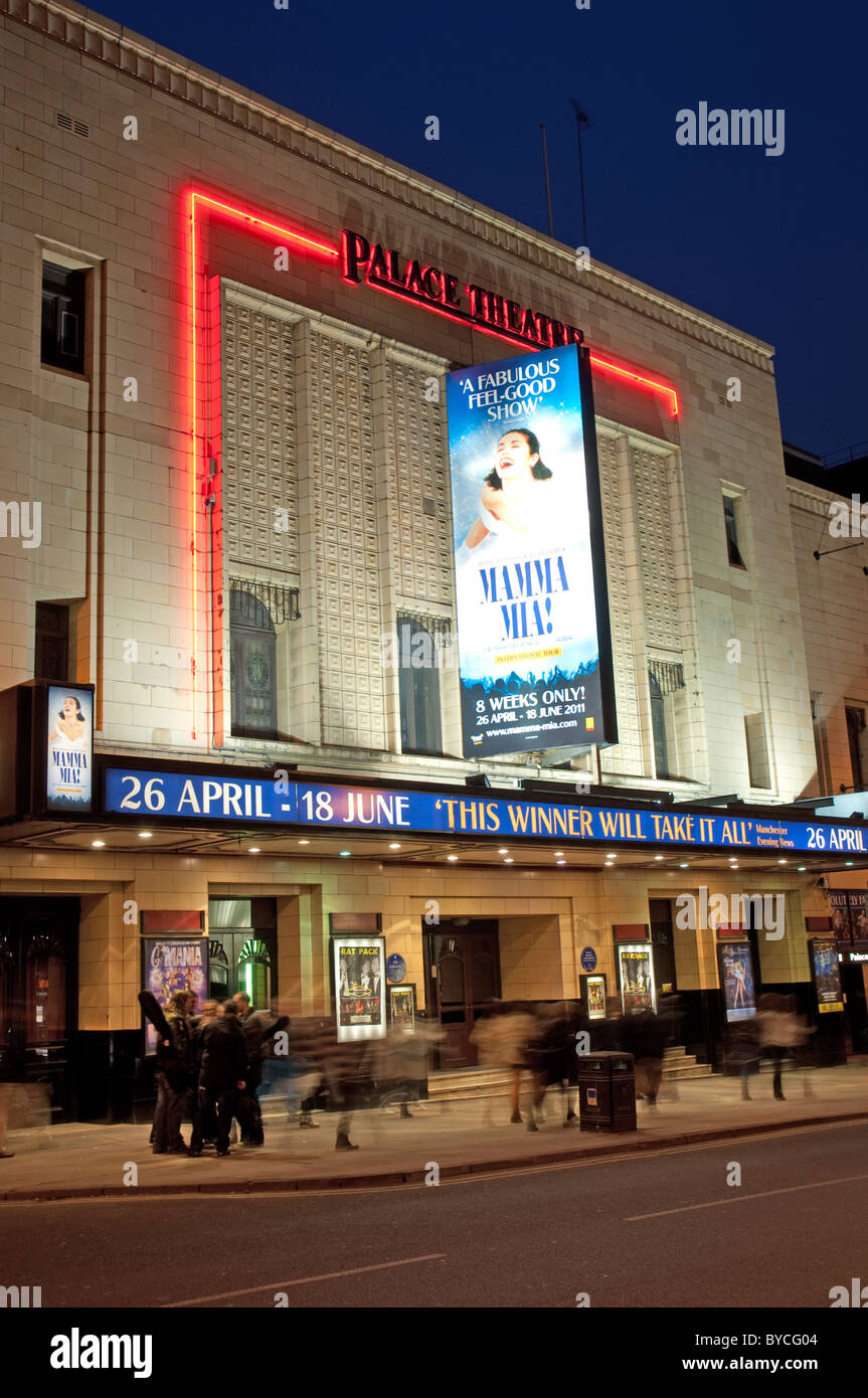The Palace Theatre, Oxford Street Manchester.Opened 1891 Stock Photo ...