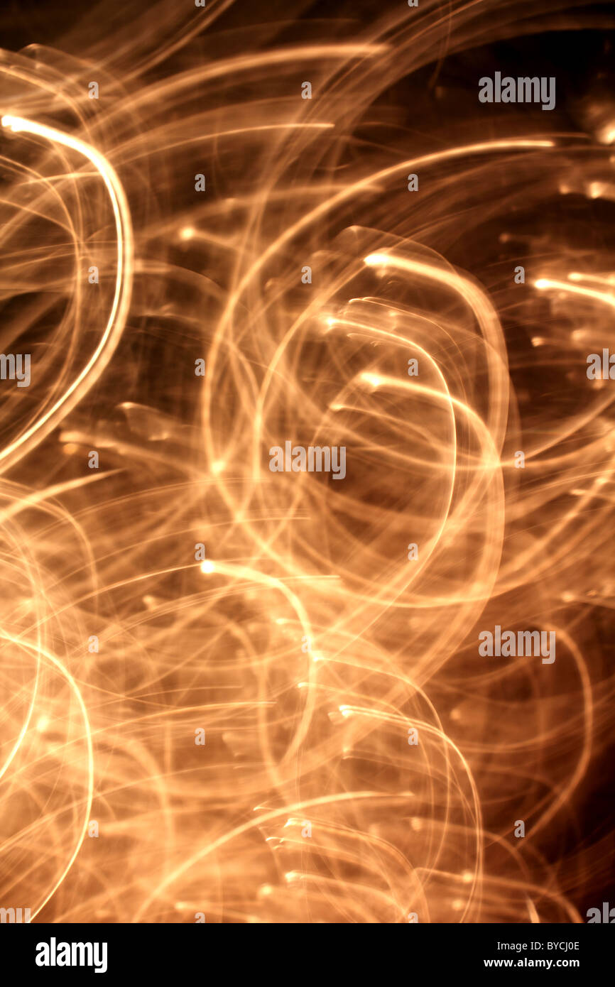 Abstract lights on a black background Stock Photo - Alamy