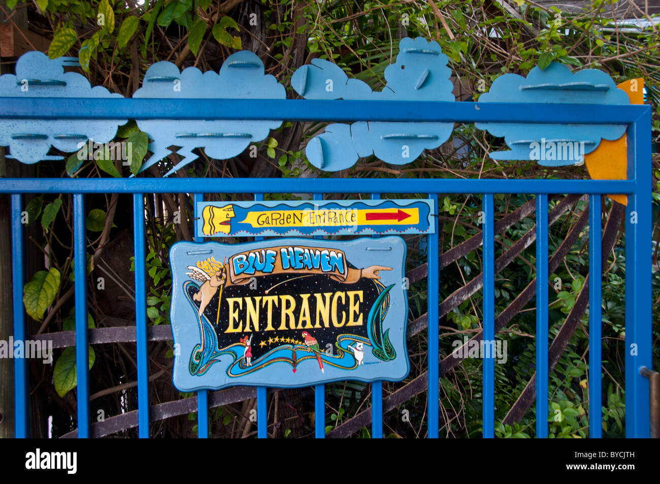 Blue restaurant sign hi-res stock photography and images - Alamy