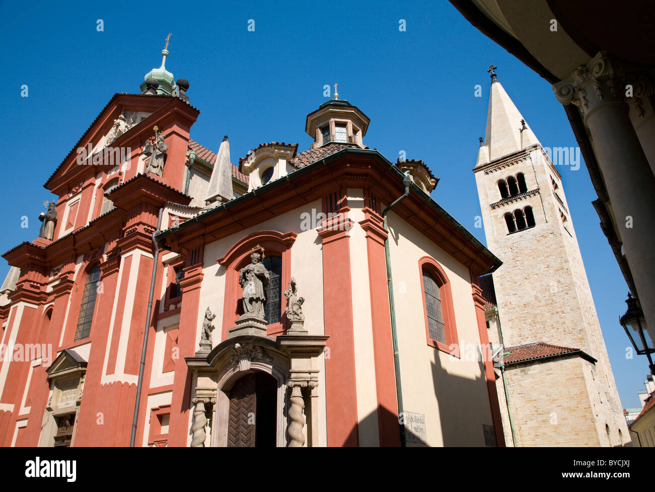 Prague - st. George church Stock Photo - Alamy