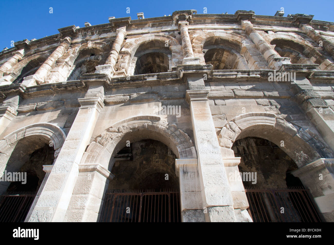 Nimes france roman amphitheater hi-res stock photography and images - Alamy