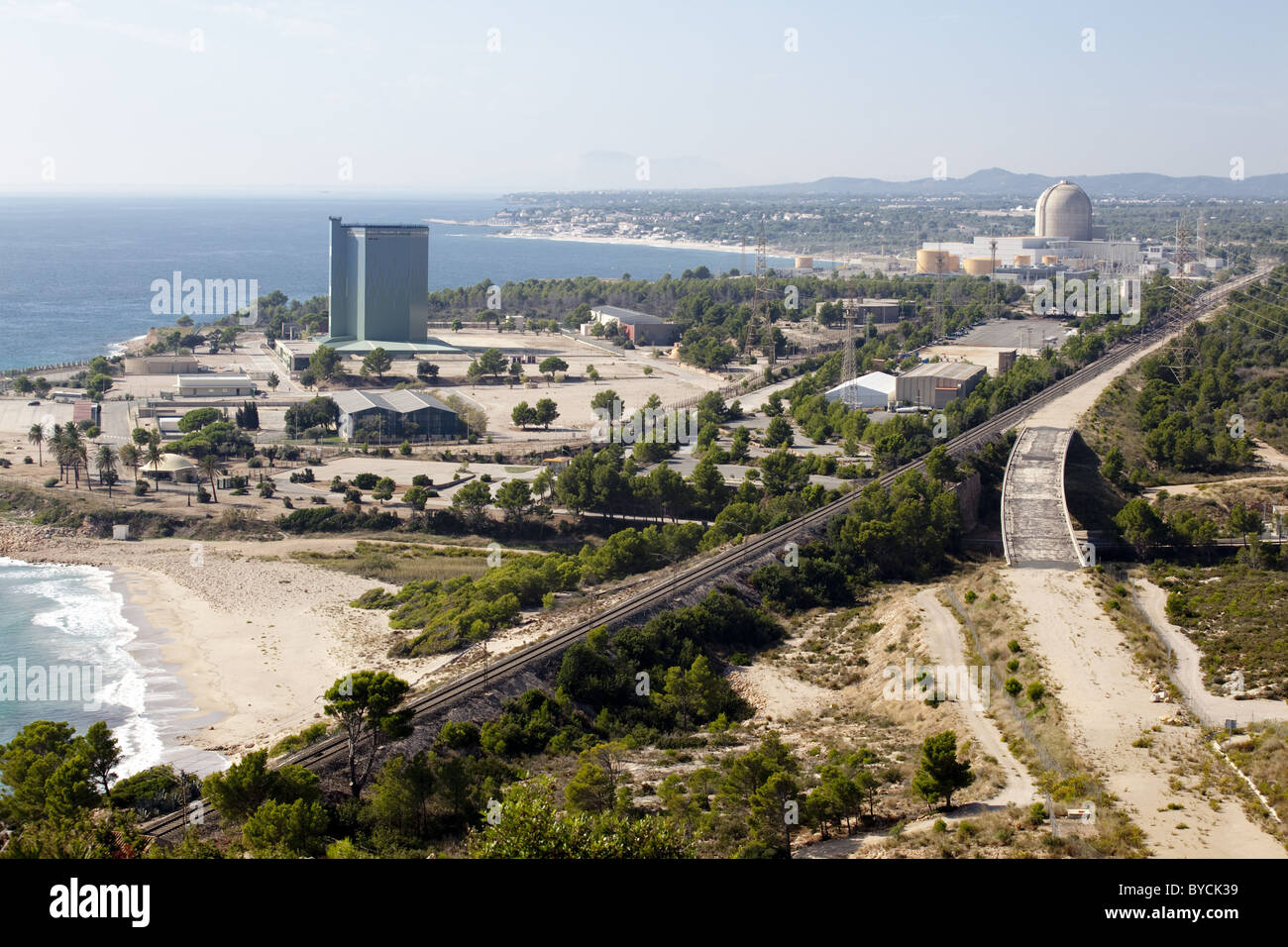 Vandellos I and Vandellos II nuclear power plants Stock Photo - Alamy