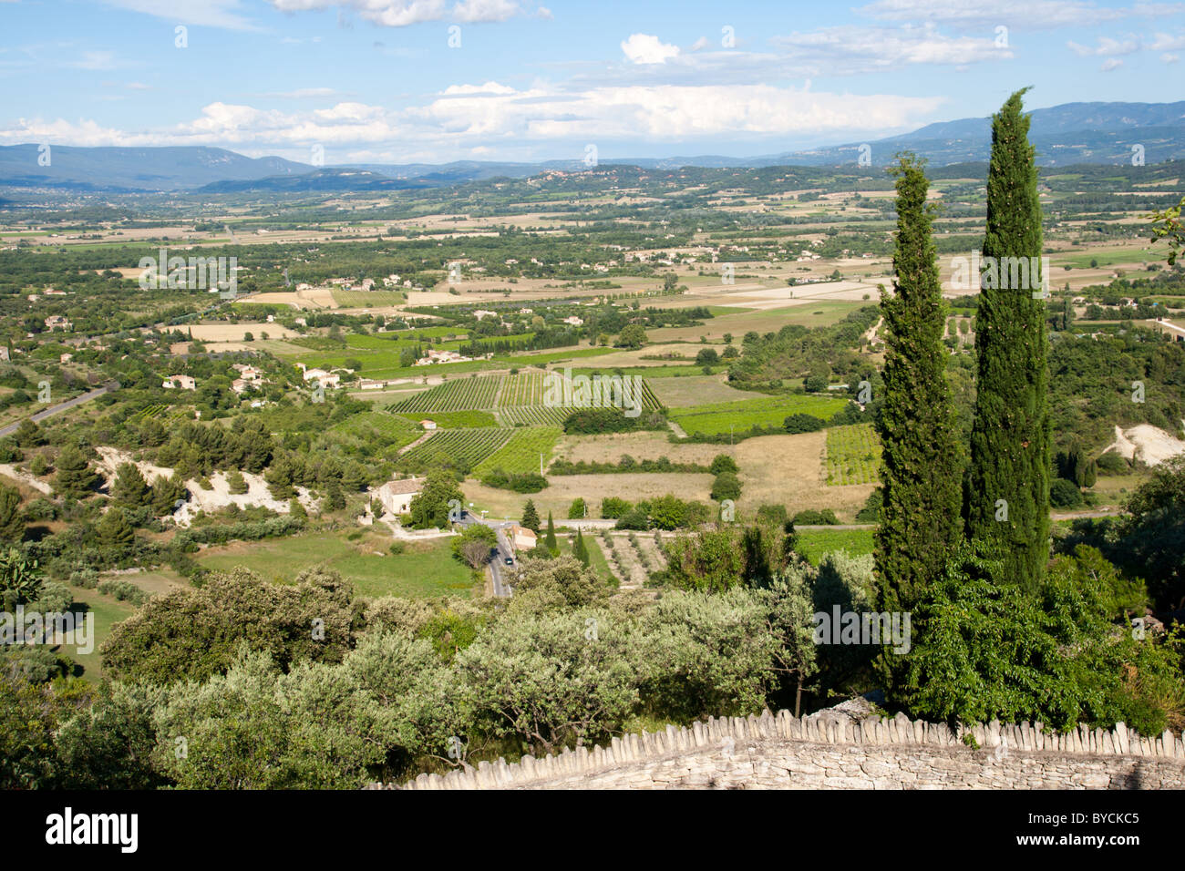 Landscape in the Provence, Southern France Stock Photo - Alamy