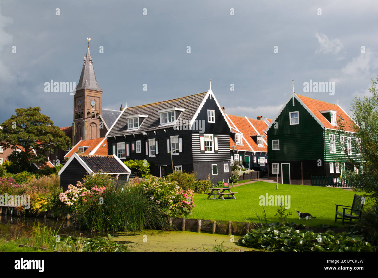 Touristic town of Marken, Holland Stock Photo - Alamy
