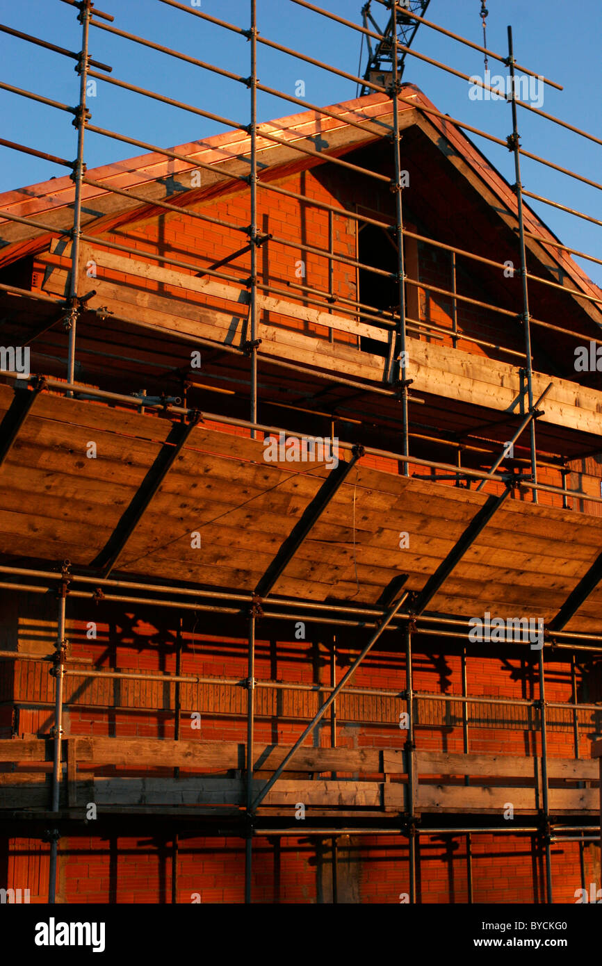 New house under construction Stock Photo - Alamy