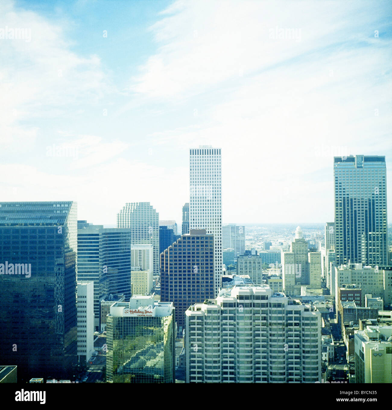 Tall skyscaper buildings CBD New Orleans, USA Stock Photo - Alamy