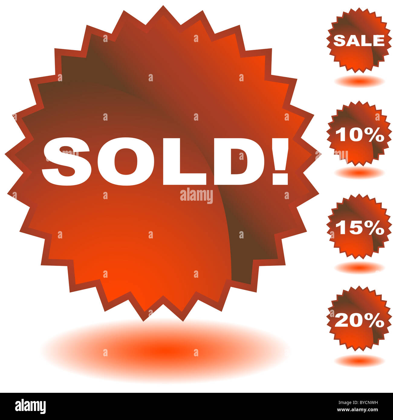 A set of retail icons Stock Photo - Alamy