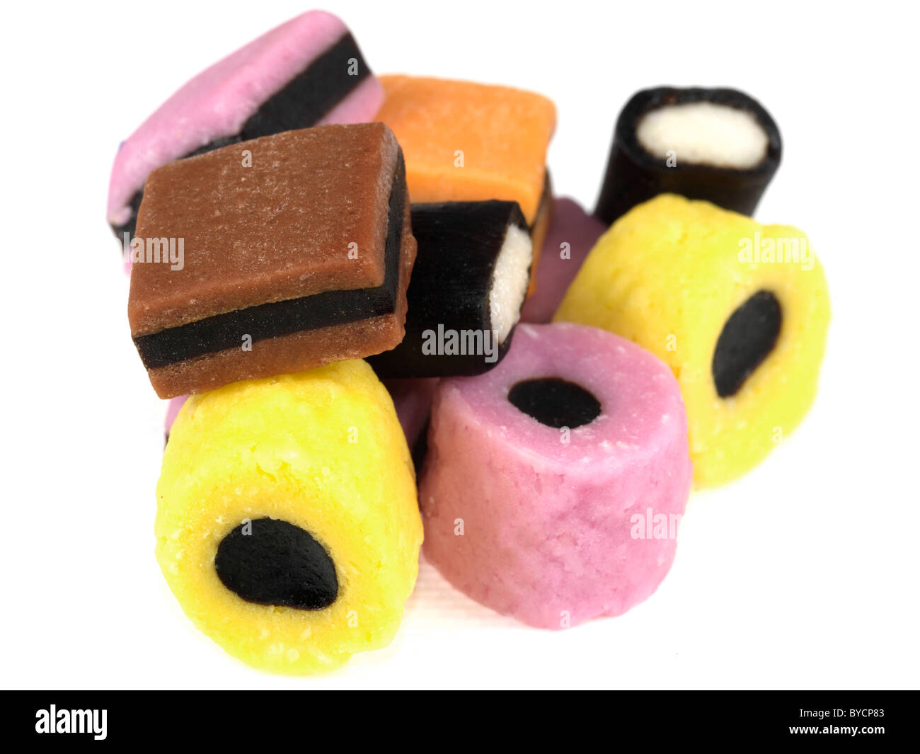 Liquorice allsorts traditional sweets hi-res stock photography and ...