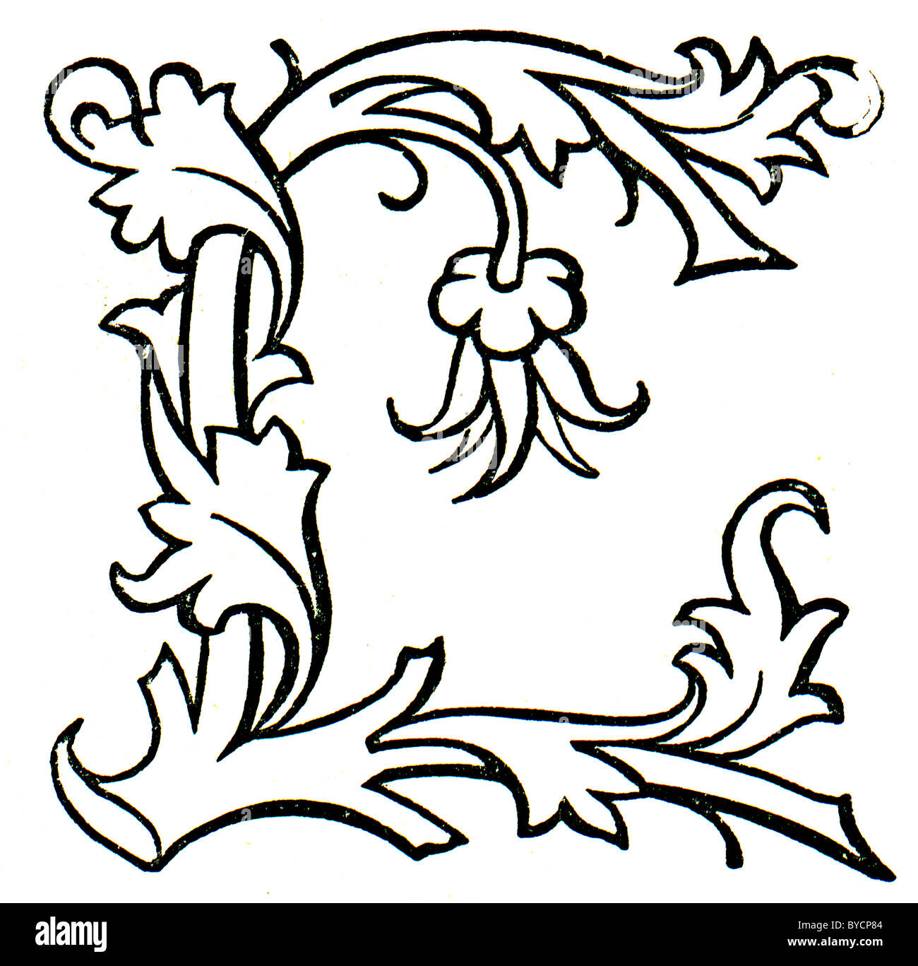 Victorian old style letter Cut Out Stock Images & Pictures - Alamy