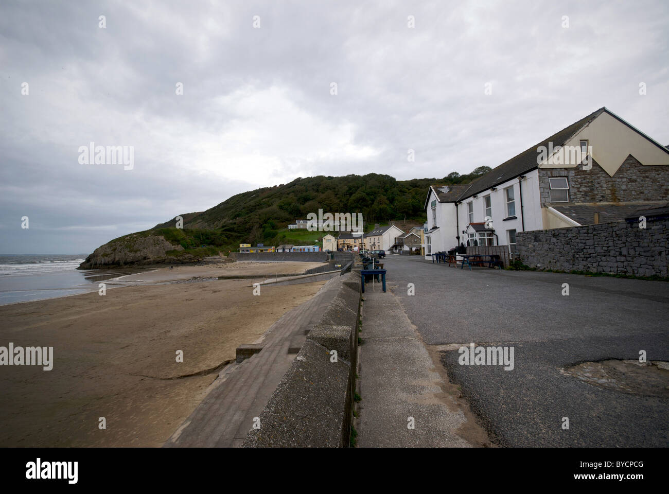 Pendine Sands Carmarthenshire Wales UK Beach Seafront Stock Photo - Alamy