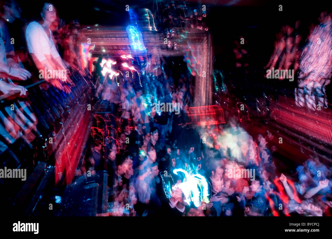 Paris, France, Overview, Large Crowd of People, Young Adults Dancing ...