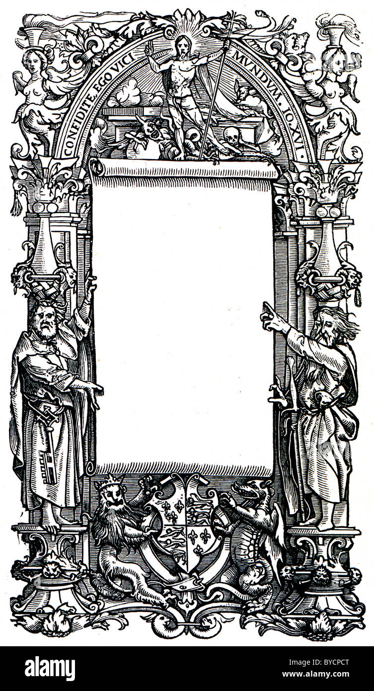 Medieval title page hi-res stock photography and images - Alamy