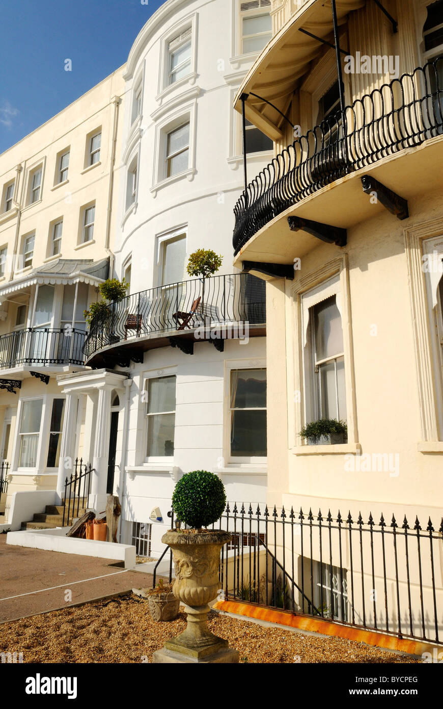 Front View of Hotels along Brighton Seafront, Brighton, Britain - 2010 ...