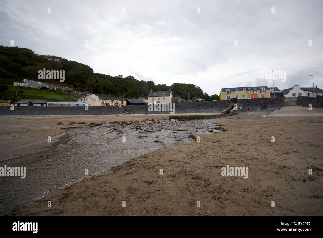 Pendine Sands Carmarthenshire Wales UK Beach Seafront Stock Photo - Alamy