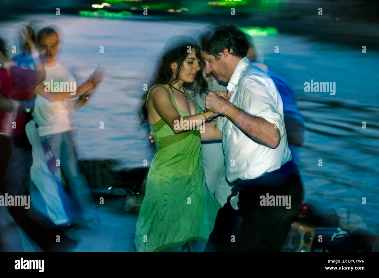 Couples Dancing In The Moonlight