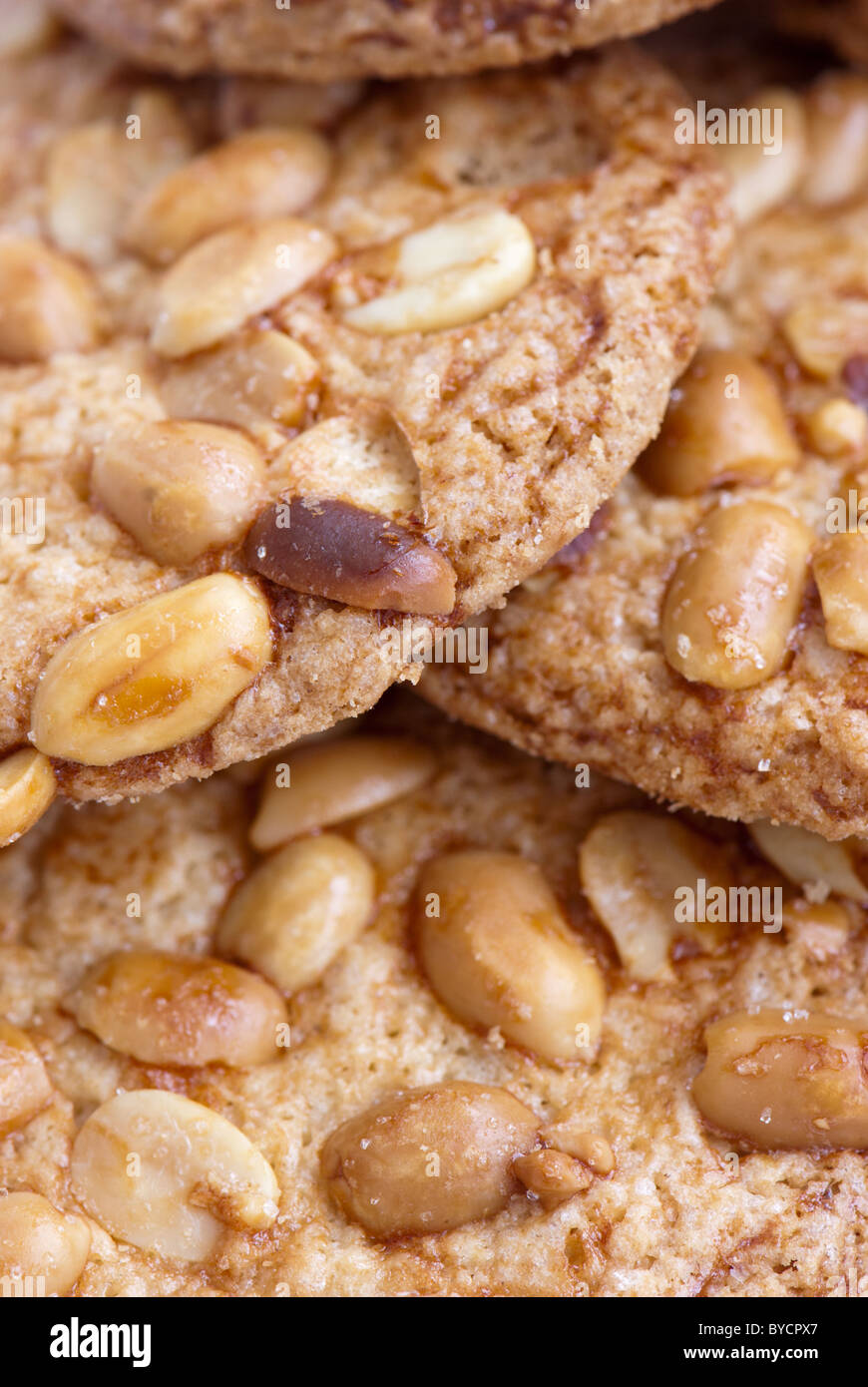 Cookie with the peanuts Stock Photo - Alamy