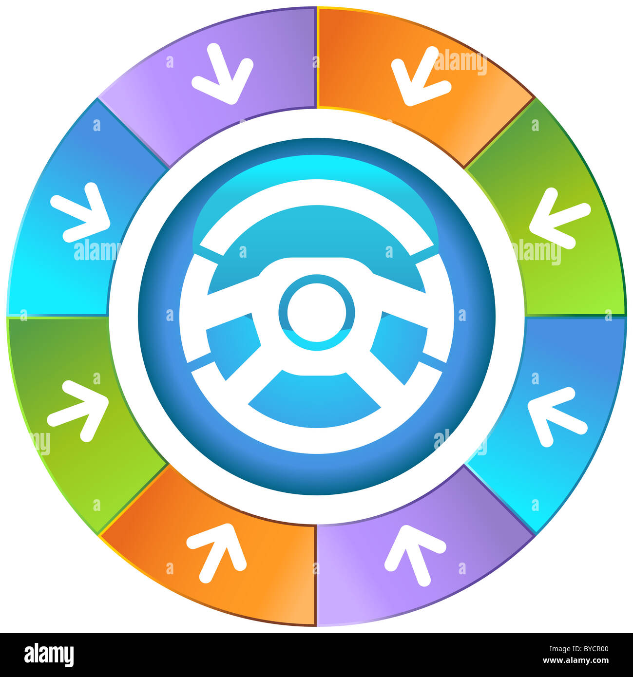 An image of a steering wheel Stock Photo - Alamy