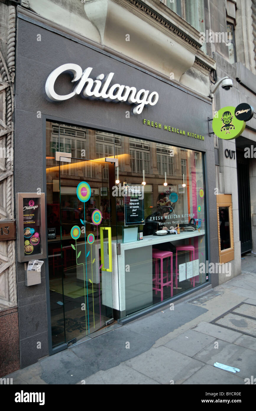 The Chilango gourmet Mexican restaurant on Fleet Street, London, UK ...