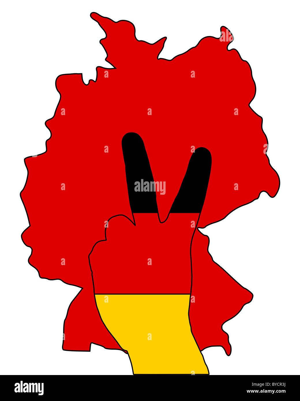 German hand signal Stock Photo - Alamy