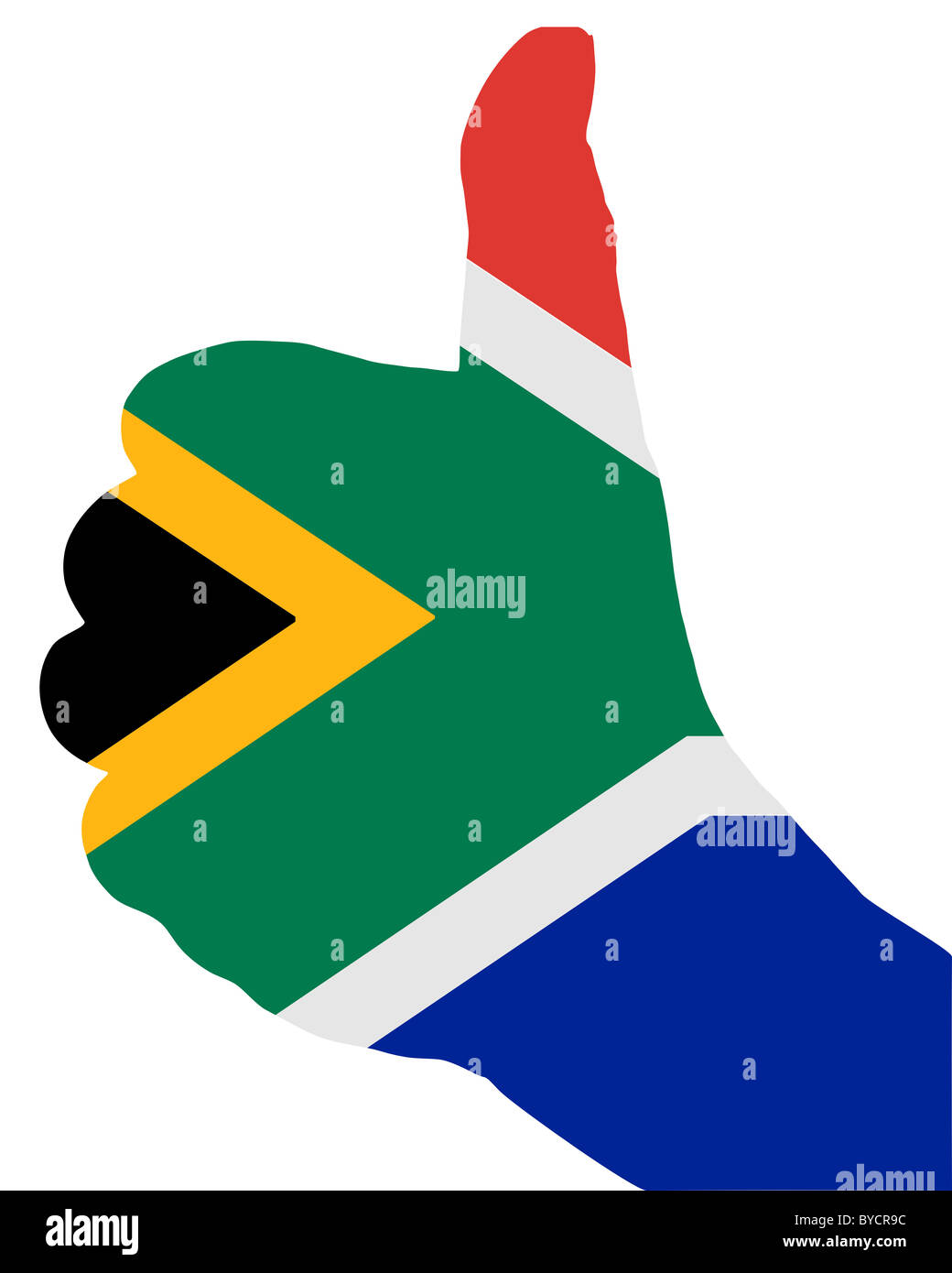 South African finger signal Stock Photo - Alamy
