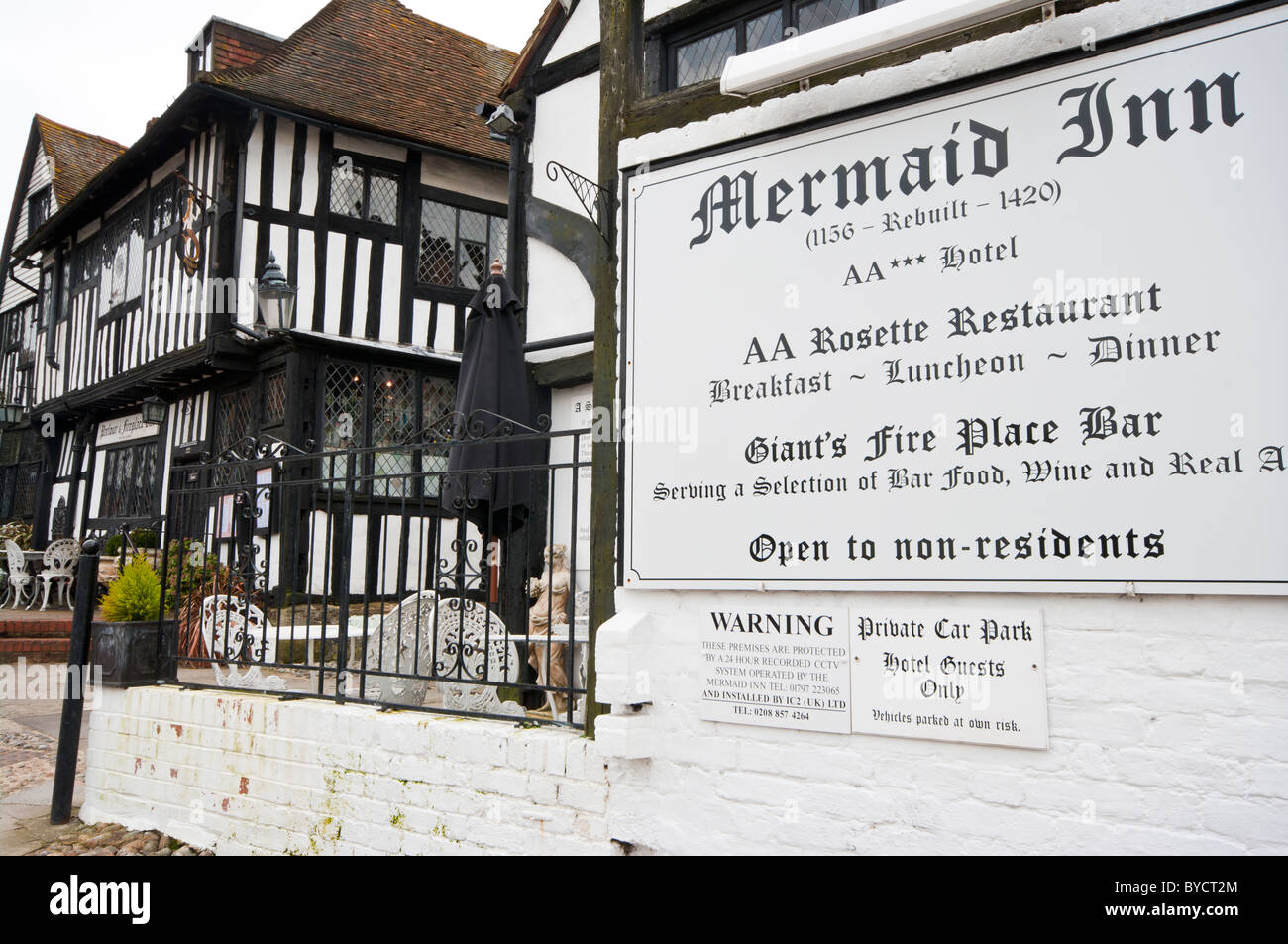 The Mermaid Inn Mermaid Street East Sussex England Stock Photo - Alamy