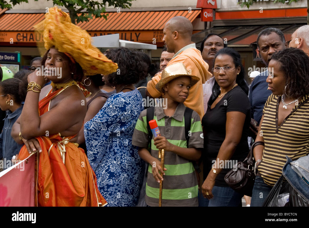 Paris, France, Public Street Events, Tropical Carnival Parade, Colorful ...