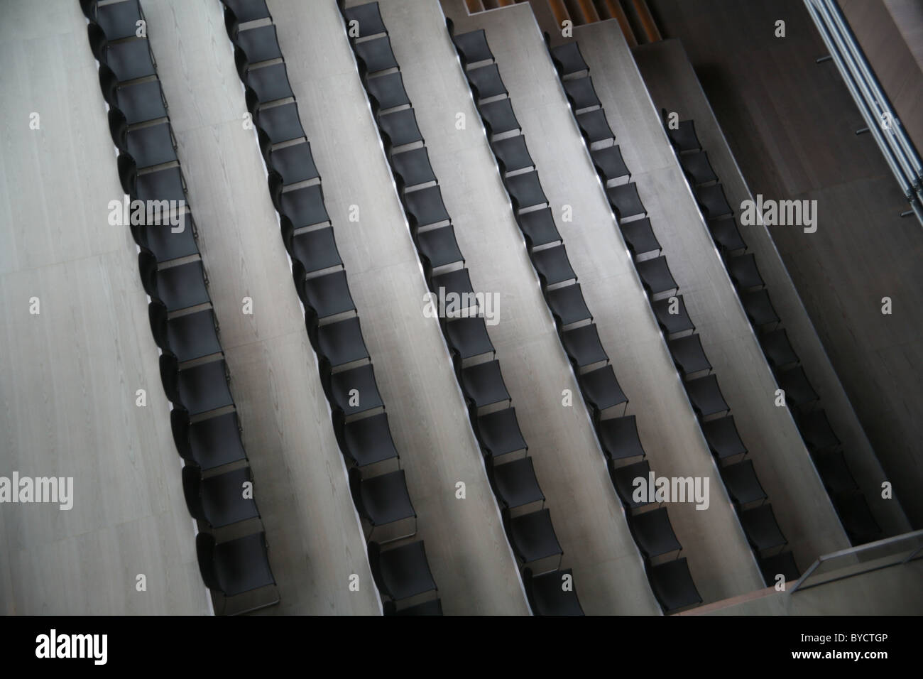 Overhead view of seating in auditorium Stock Photo - Alamy